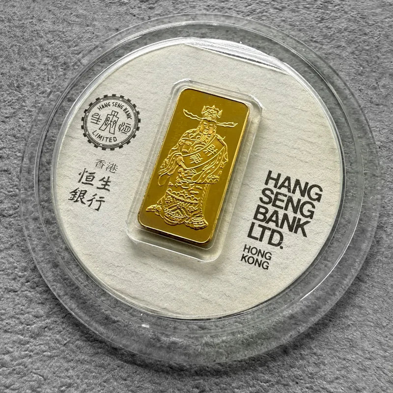 Hang Sang Bank 7.4858 gram .9999 Gold Bar Royal Mint - Original Case ...