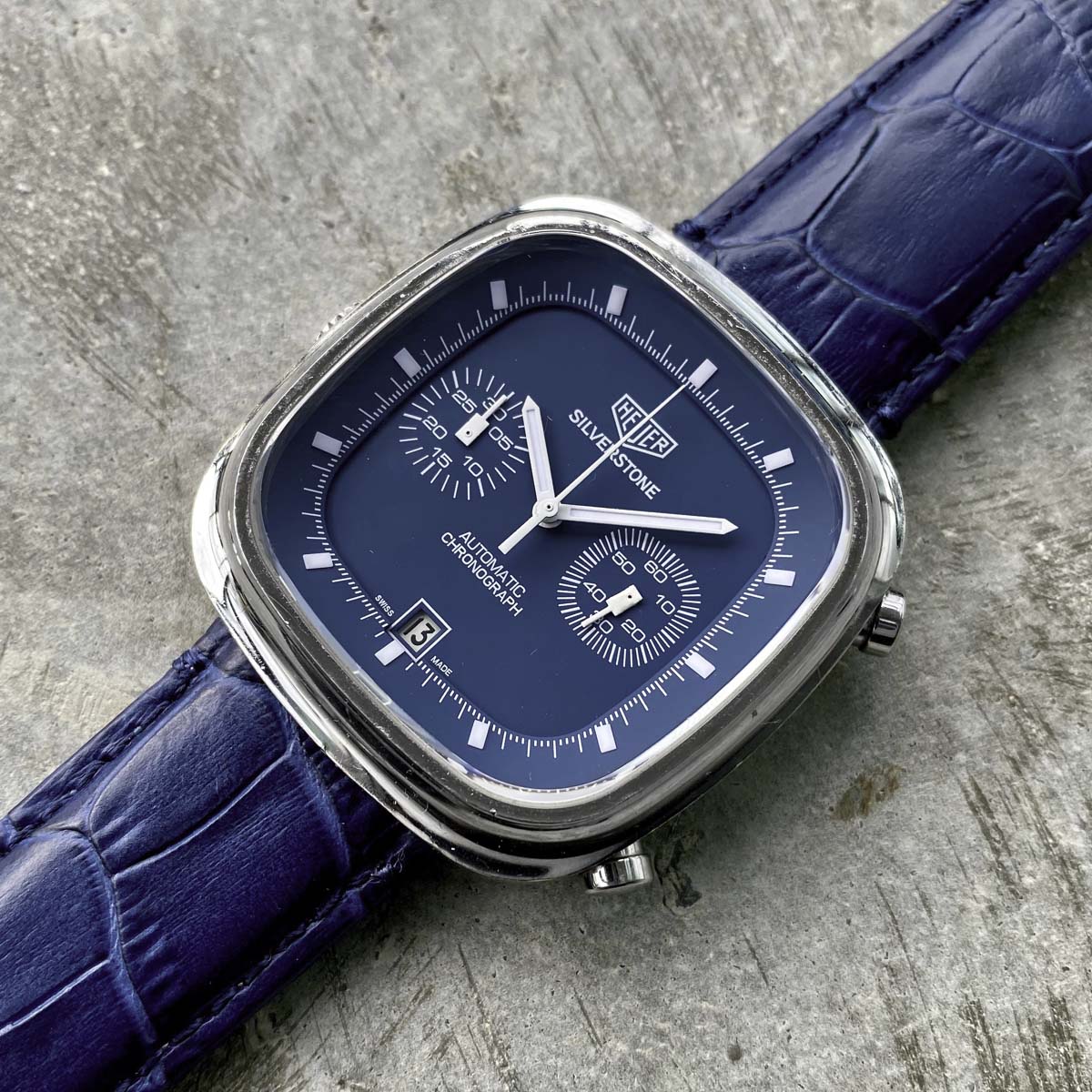 TAG Heuer Silverstone Blue Dial CAM2118 Limited Edition Chronograph ...