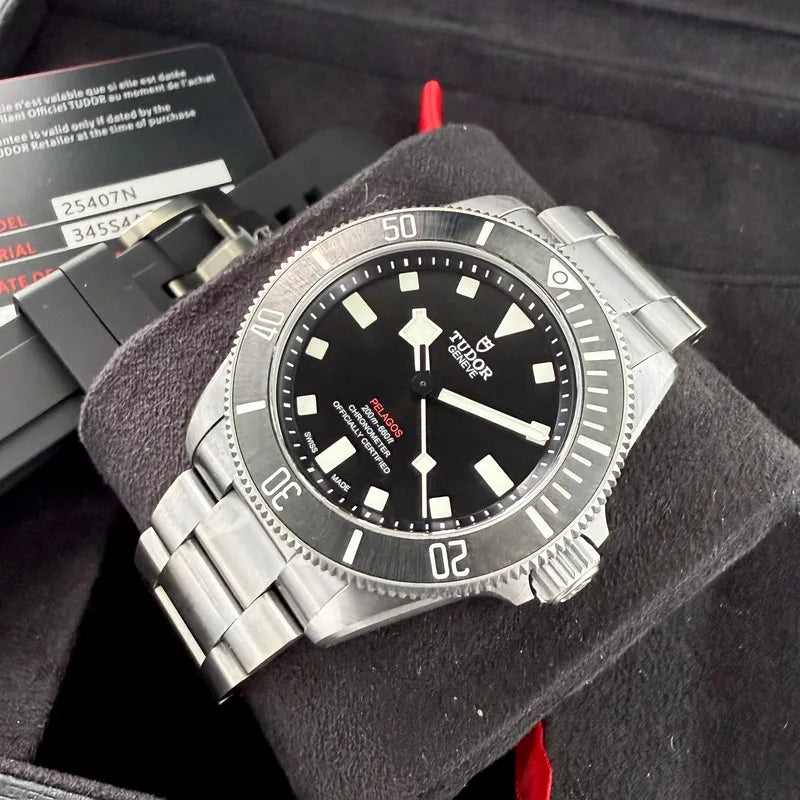 Tudor Pelagos Titanium - Box and Papers 25407N - Stunning condition ...