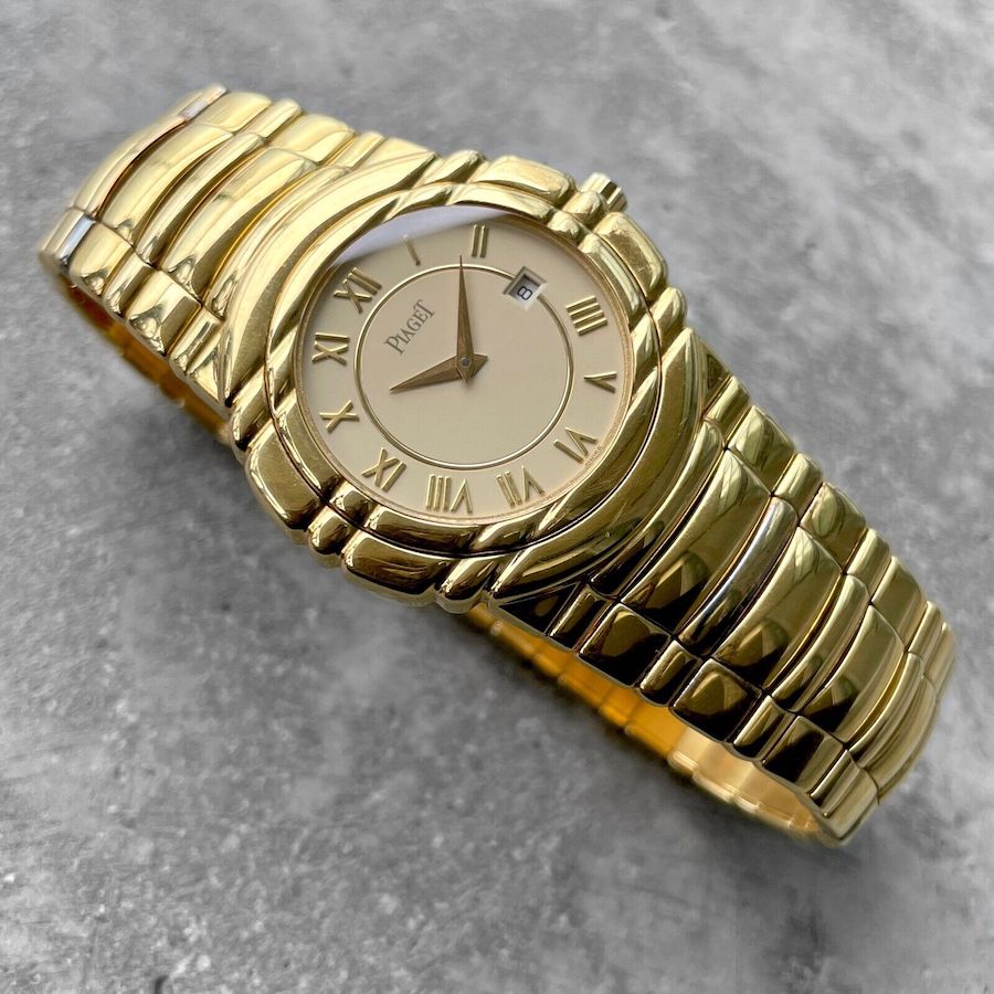 Piaget Tanagra Unpolished 18K Yellow Gold - Reference 17041 -Total wei ...