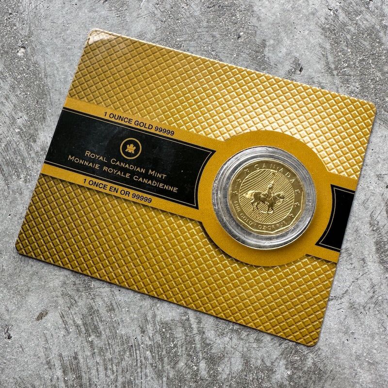 2011 Canadian RCMP Mountie $200 Canada 1 oz Gold Coin - 5 x 9s Pure ...